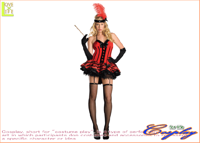 【レディ】【88R9133】キャバレー【ダンス】【アメリカ】【セクシー】【仮装】【パーティ】オシャレでかわいい♪キャバレーダンサー♪☆