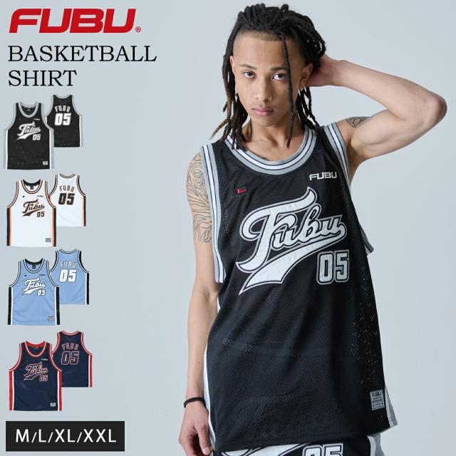 FUBU フブ タンクトップ トップス メンズ メッシュ ドライ 速乾 速乾 重ね着 ブランド ロゴ 刺繍 バスケットタンク 大きいサイズ オーバーサイズ 男女兼用 ユニフォーム アメカジ ストリート系 ヒップホップ hiphop B系 レディース 2025ss karlas
