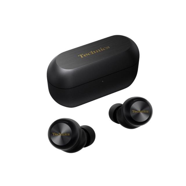 【ラッピング可】【即日発送】【中古美品】Panasonic パナソニック 完全ワイヤレスイヤホン Technics EAH-AZ100-K ブラック