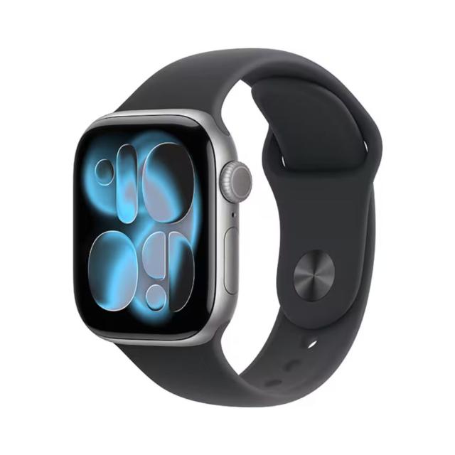 【新古品】Apple アップル Watch Series 11 GPS Cellularモデル 42mm MF8A4J/A スペースグレイ ブラックスポーツバンド S/M