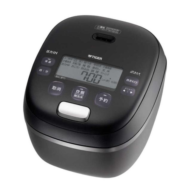 【新品】TIGER タイガー魔法瓶 炊飯器 ご泡火炊き 5.5合 RI-G100-KO オフブラック
