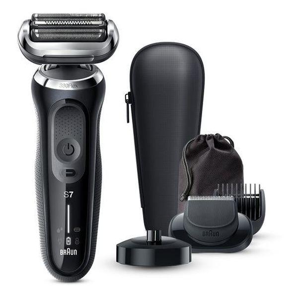 【ラッピング可】【即日発送】【新品　箱不良・シュリンク破れ品】BRAUN ブラウン 電気シェーバー シリーズ7 3枚刃 71-N4500CS-V ブラック