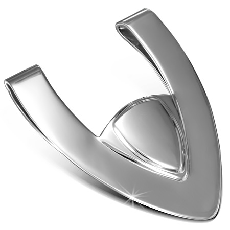 ブーメランステンレスマネークリップ サージカルステンレス316L 丈夫で高級感あり ギフト メンズ 大人 お金を挟む お札 財布 おしゃれ スーツに似合う はさむ 誕生日 父の日 お父さん 彼氏 パパ 外国人や男の子に人気 ステンレスアクセサリー