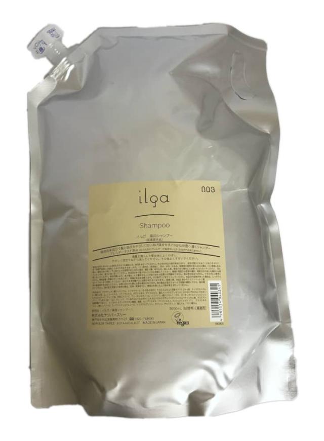 【4本セット】ナンバースリー イルガ 薬用シャンプー 3000ml 詰め替え【全商品最安値に挑戦】