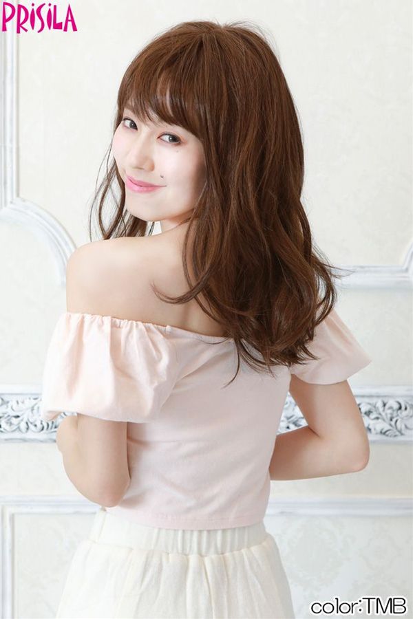 プリシラ オールウィッグ【フレイウェーブセミディ】A-706耐熱 (送料