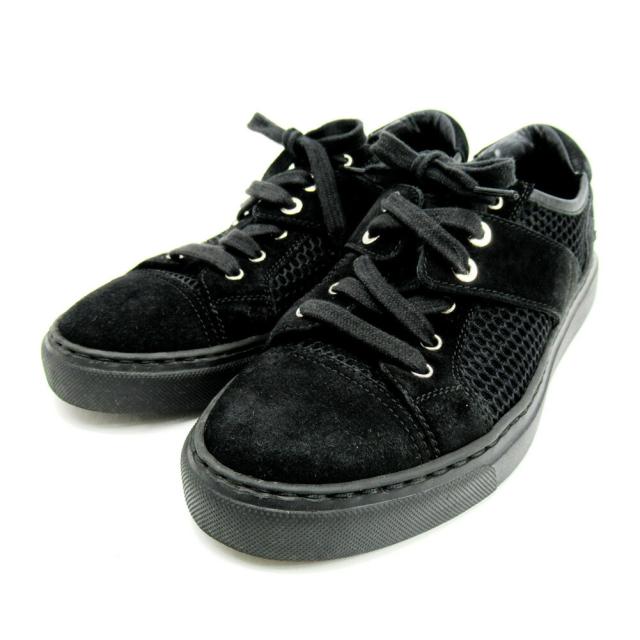 【BIGお買い物ラリー★30%OFFセール中】シャネル CHANEL スニーカーココマーク ＃35 ブラック レディース 中古