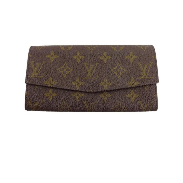 【BIGお買い物ラリー★30%OFFセール中】ルイ・ヴィトン LOUIS VUITTON 長財布モノグラム ヴィンテージ ブラウン ベージュ レディース 中古