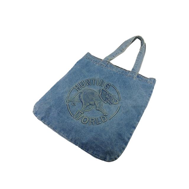 【BIGお買い物ラリー★30%OFFセール中】ハンティングワールド HUNTING WORLD トートバッグデニム ジャスパー ブルー レディース 中古