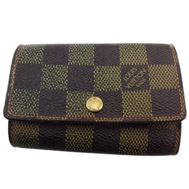【BIGお買い物ラリー★30%OFFセール中】ルイ・ヴィトン LOUIS VUITTON キーケースダミエ ミュルティクレ6 ブラウン ベージュ レディース 中古