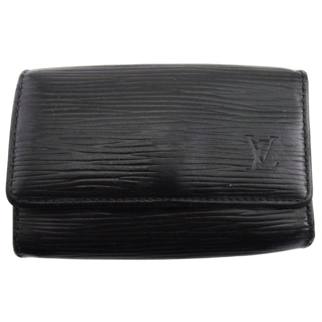 【BIGお買い物ラリー★30%OFFセール中】ルイ・ヴィトン LOUIS VUITTON キーケースエピ ミュルティクレ6 ブラック レディース 中古