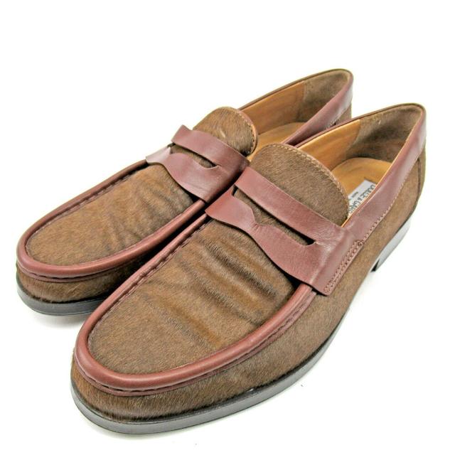 【BIGお買い物ラリー★30%OFFセール中】ドルチェアンドガッバーナ DOLCE&GABBANA ローファー #9 ブラウン レディース 中古