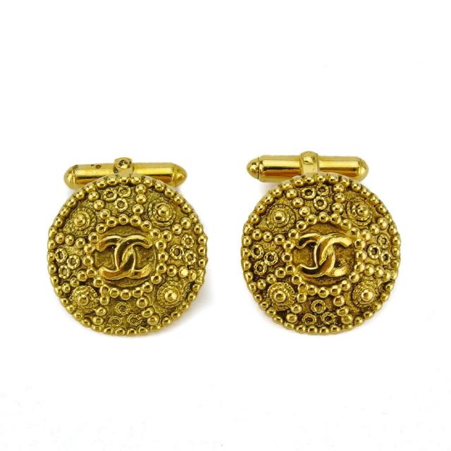 【X'masセール★30%OFF】シャネル CHANEL カフスココマーク ゴールド レディース 中古