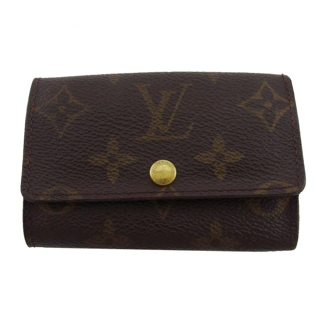 【BIGお買い物ラリー★30%OFFセール中】ルイ・ヴィトン LOUIS VUITTON キーケースモノグラム ミュルティクレ6 ブラウン ベージュ レディース 中古