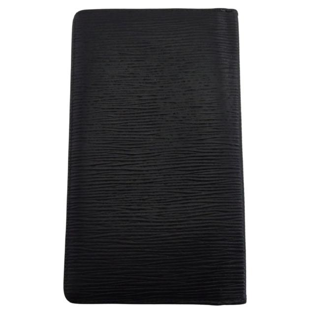 【BIGお買い物ラリー★30%OFFセール中】ルイ・ヴィトン LOUIS VUITTON 札入れエピ ポルトシェキエカルトクレディ ブラック レディース 中古