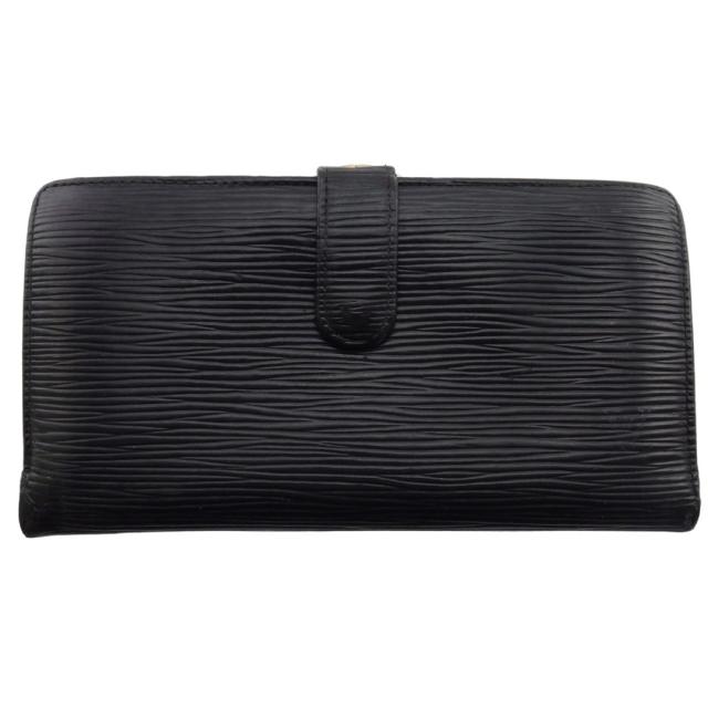 【BIGお買い物ラリー★30%OFFセール中】ルイ・ヴィトン LOUIS VUITTON 二つ折り財布エピ コンチネンタル・クラッチ ノワール レディース 中古