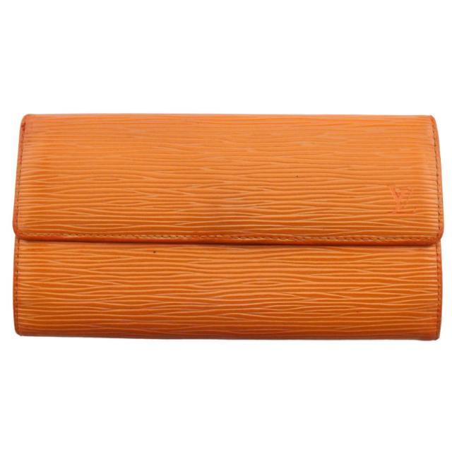 【BIGお買い物ラリー★30%OFFセール中】ルイ・ヴィトン LOUIS VUITTON 長財布エピ ポシェット ポルト モネ クレディ マンダリン レディース 中古