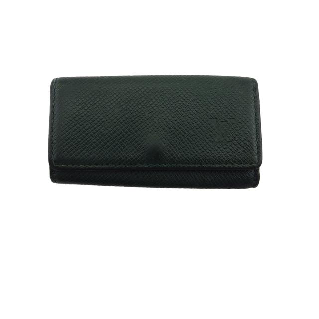 【BIGお買い物ラリー★30%OFFセール中】ルイ・ヴィトン LOUIS VUITTON キーケースタイガ ミュルティクレ4 グリーン レディース 中古