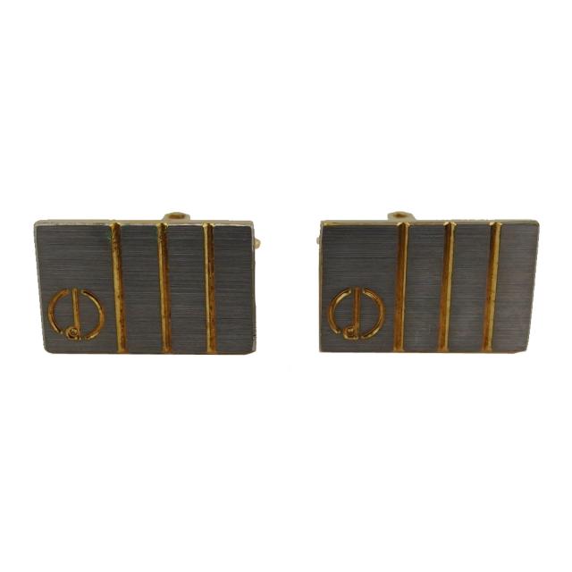 【BIGお買い物ラリー★30%OFFセール中】ダンヒル Dunhill カフス シルバー×ゴールド レディース 中古