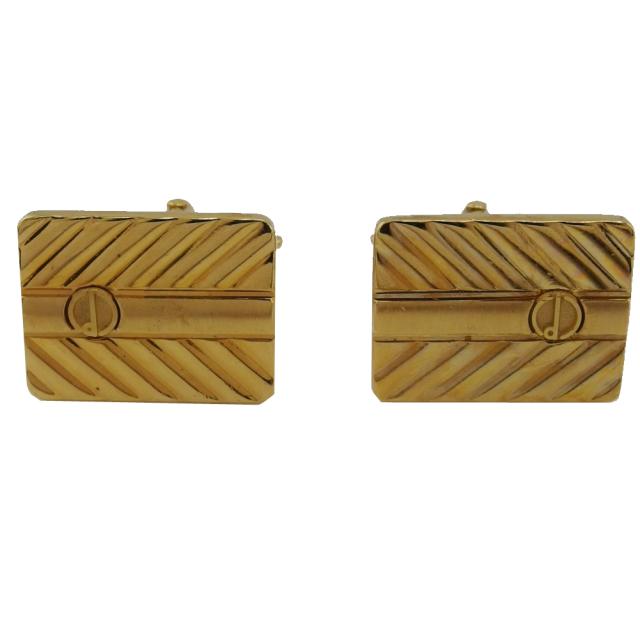 【BIGお買い物ラリー★30%OFFセール中】ダンヒル Dunhill カフス ゴールド レディース 中古