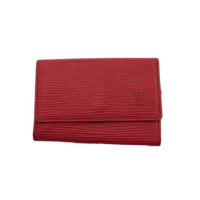【BIGお買い物ラリー★30%OFFセール中】ルイ・ヴィトン LOUIS VUITTON キーケースエピ ミュルティクレ6 レッド レディース 中古