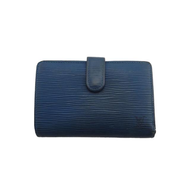 【X'masセール★30%OFF】ルイ・ヴィトン LOUIS VUITTON 二つ折り財布エピ ポルトモネ ビエ ヴィエノワ サフィール レディース 中古
