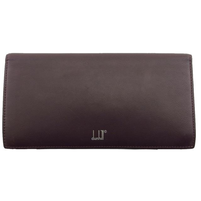 【X'masセール★30%OFF】ダンヒル Dunhill 札入れロングテールロゴ ブラウン レディース 中古