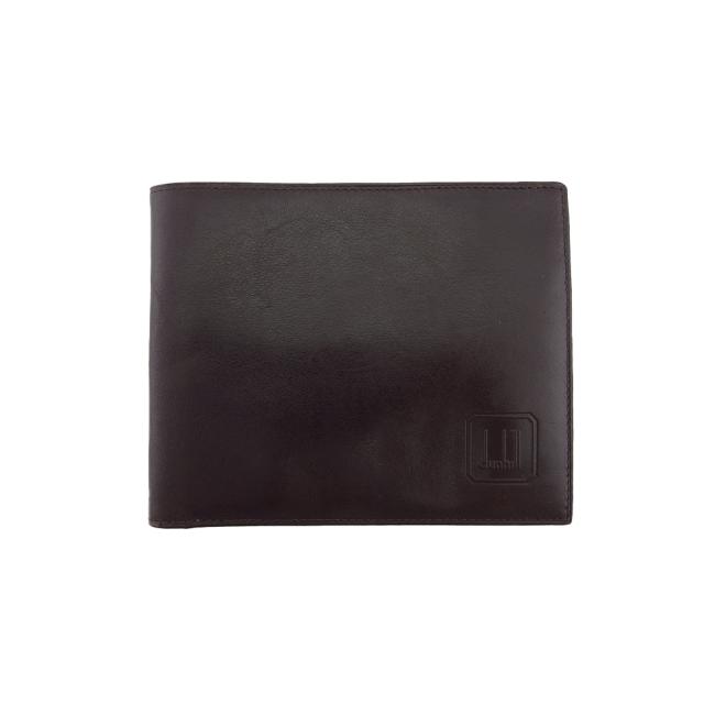 【BIGお買い物ラリー★30%OFFセール中】ダンヒル Dunhill 札入れ ダークブラウン レディース 中古