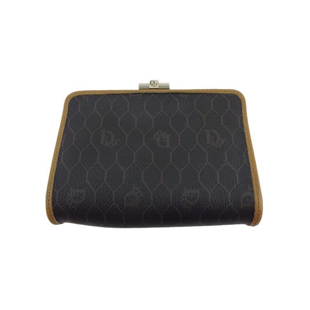 【BIGお買い物ラリー★30%OFFセール中】クリスチャンディオール Christian Dior ポーチハニカム ダークブラウン×ブラウン レディース 中古