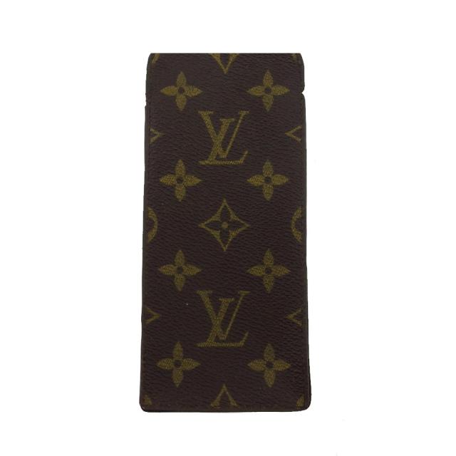 【BIGお買い物ラリー★30%OFFセール中】ルイ・ヴィトン LOUIS VUITTON メガネケースモノグラム ヴィンテージ ブラウン ベージュ レディース 中古