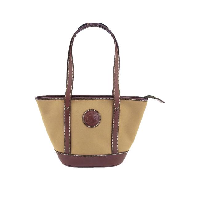 【BIGお買い物ラリー★30%OFFセール中】ハンティングワールド HUNTING WORLD トートバッグサファリトゥデイ カーキ ブラウン レディース 中古