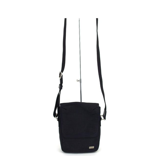 【X'masセール★30%OFF】ダンヒル Dunhill ショルダーバッグアボリティーズ ブラック グレー 灰色 レディース 中古