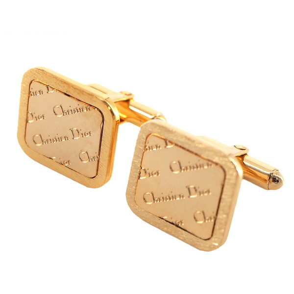 【BIGお買い物ラリー★30%OFFセール中】ディオール Dior カフス ゴールド レディース 中古