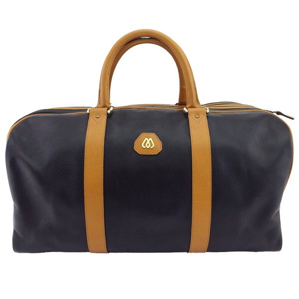 【BIGお買い物ラリー★30%OFFセール中】モラビト MORABITO ボストンバッグ ブラック×ブラウン レディース 中古