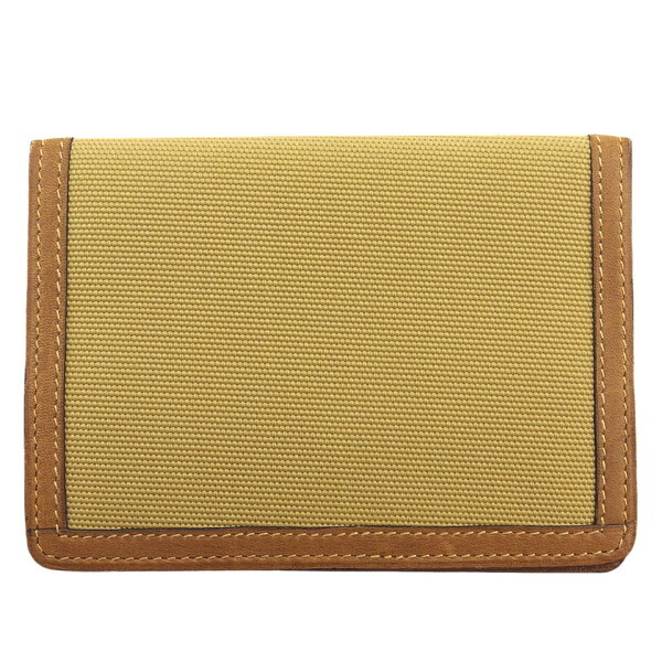 【BIGお買い物ラリー★30%OFFセール中】グッチ GUCCI カードケース ベージュ×キャメル レディース 中古