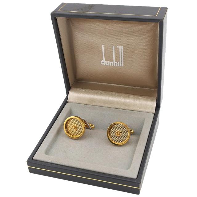 【X'masセール★30%OFF】ダンヒル Dunhill カフス ゴールド レディース 中古