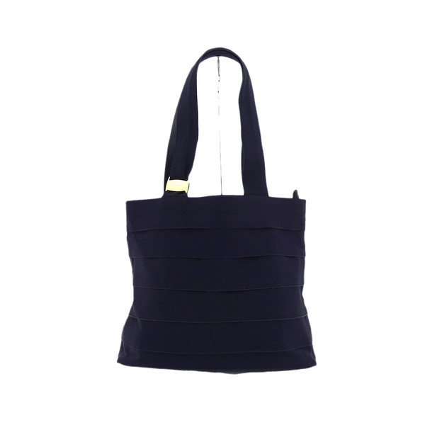 【BIGお買い物ラリー★30%OFFセール中】サルヴァトーレフェラガモ Salvatore Ferragamo トートバッグヴァラ ティアード ネイビー レディース 中古