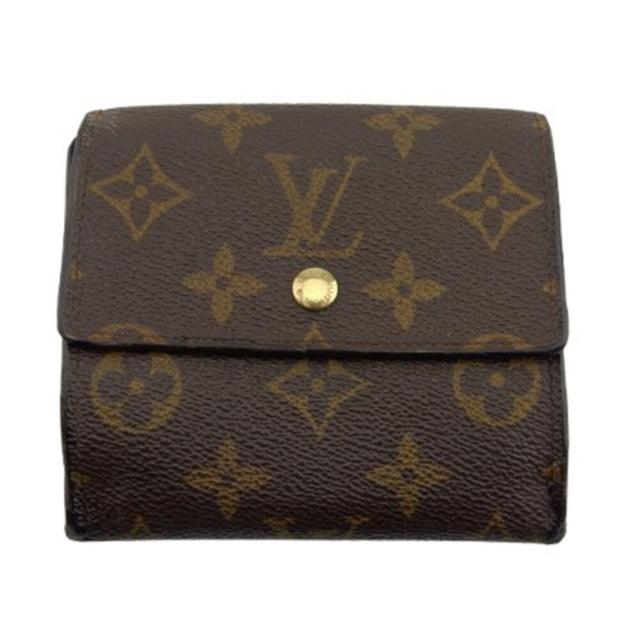 【BIGお買い物ラリー★30%OFFセール中】ルイ・ヴィトン LOUIS VUITTON 二つ折り財布モノグラム ブラウン レディース 中古