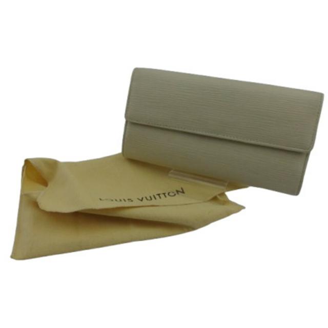 【X'masセール★30%OFF】ルイ・ヴィトン LOUIS VUITTON 長財布エピ ポルトフォイユ・サラ イヴォワール レディース 中古