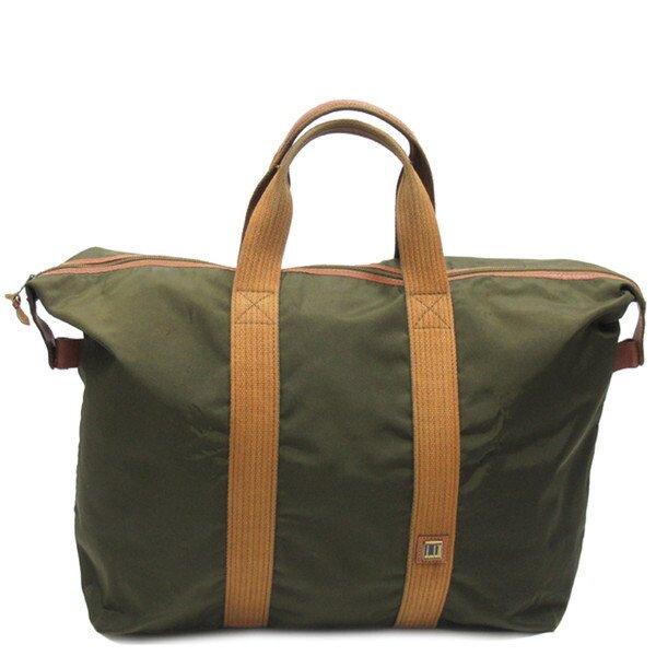 【BIGお買い物ラリー★30%OFFセール中】ダンヒル Dunhill ボストンバッグロゴプレート カーキ レディース 中古