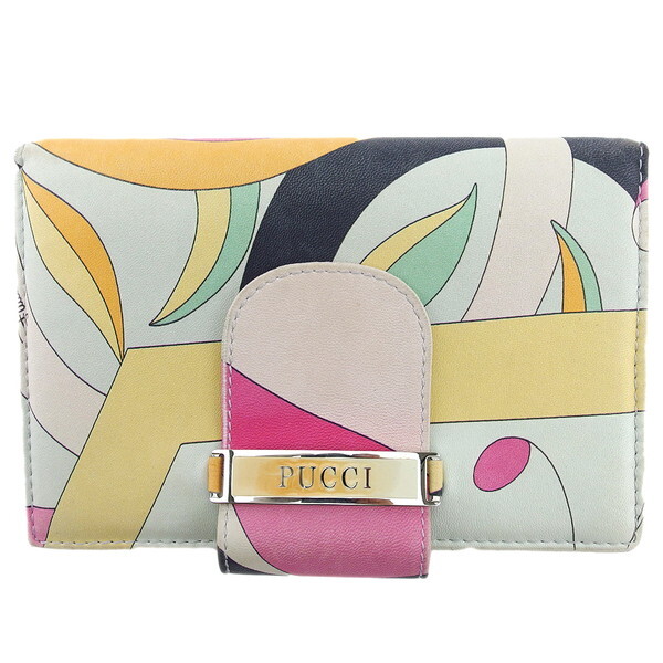 【X'masセール★30%OFF】エミリオプッチ Emilio Pucci 手帳カバー 015（マルチカラー） レディース 中古