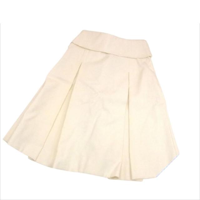 【BIGお買い物ラリー★30%OFFセール中】セリーヌ CELINE スカート ホワイト レディース 中古
