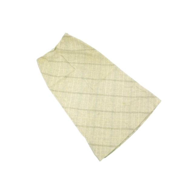 【BIGお買い物ラリー★30%OFFセール中】セリーヌ CELINE スカートタータンチェック ベージュ レディース 中古