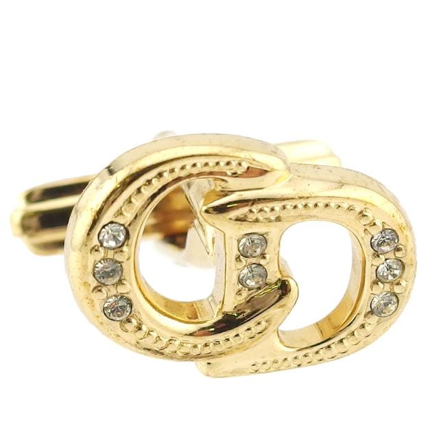 【X'masセール★30%OFF】クリスチャンディオール Christian Dior カフス ラインストーン レディース 中古