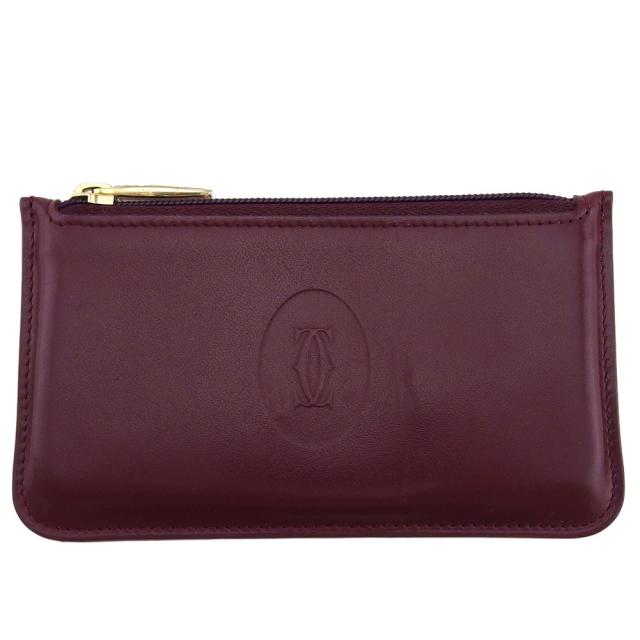 【X'masセール★30%OFF】カルティエ CARTIER キーケースマストライン ボルドー レディース 中古