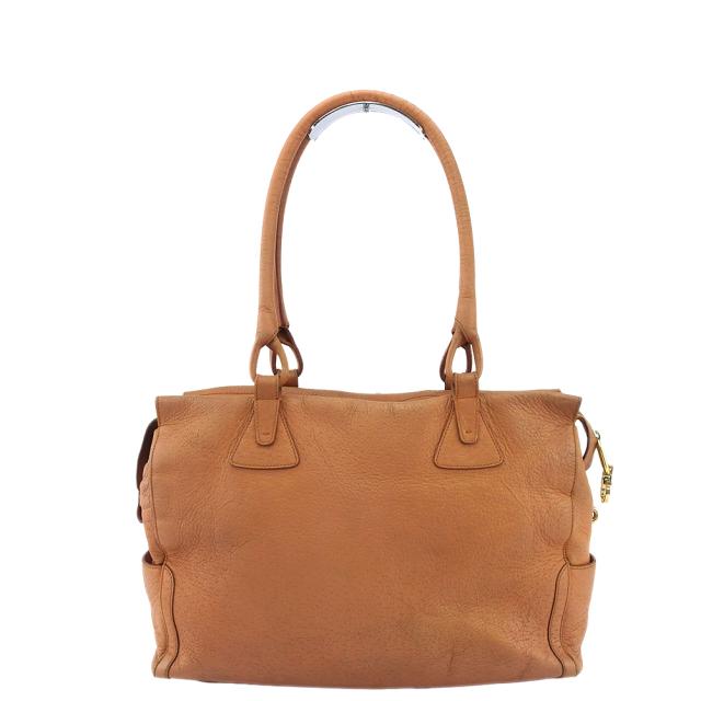 【BIGお買い物ラリー★30%OFFセール中】サルヴァトーレフェラガモ Salvatore Ferragamo トートバッグガンチーニ ライトブラウン レディース 中古