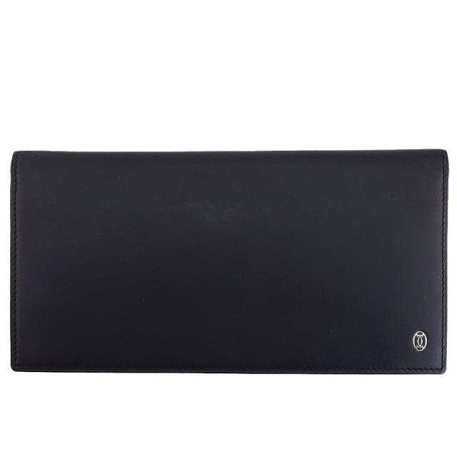 【BIGお買い物ラリー★30%OFFセール中】カルティエ CARTIER 札入れパシャ ブラック レディース 中古