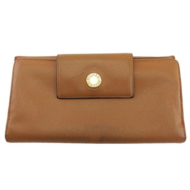 【X'masセール★30%OFF】ブルガリ BVLGARI 長財布ブルガリブルガリ キャメル レディース 中古