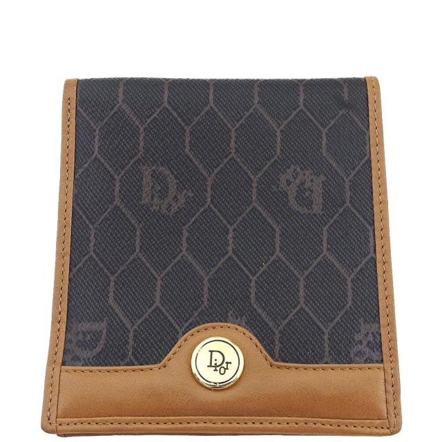 【X'masセール★30%OFF】クリスチャンディオール Christian Dior 札入れハニカム レディース 中古