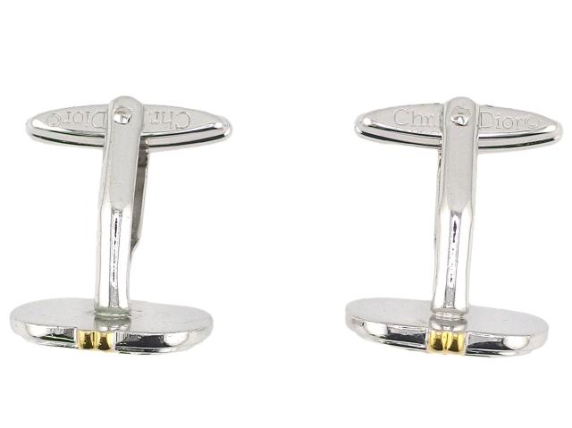 ディオール Dior カフス シルバー レディース 中古 ディオール Dior