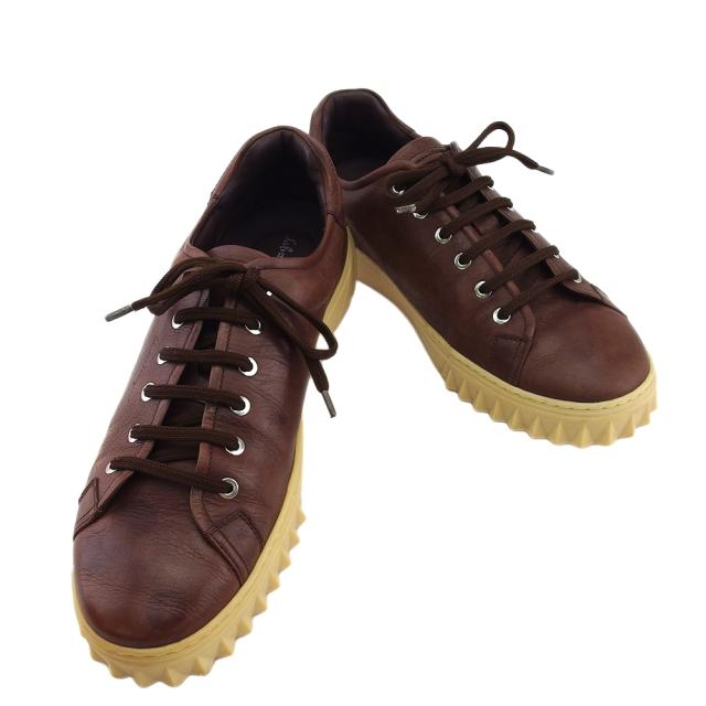 【BIGお買い物ラリー★30%OFFセール中】サルヴァトーレフェラガモ Salvatore Ferragamo スニーカー CUBE レディース 中古